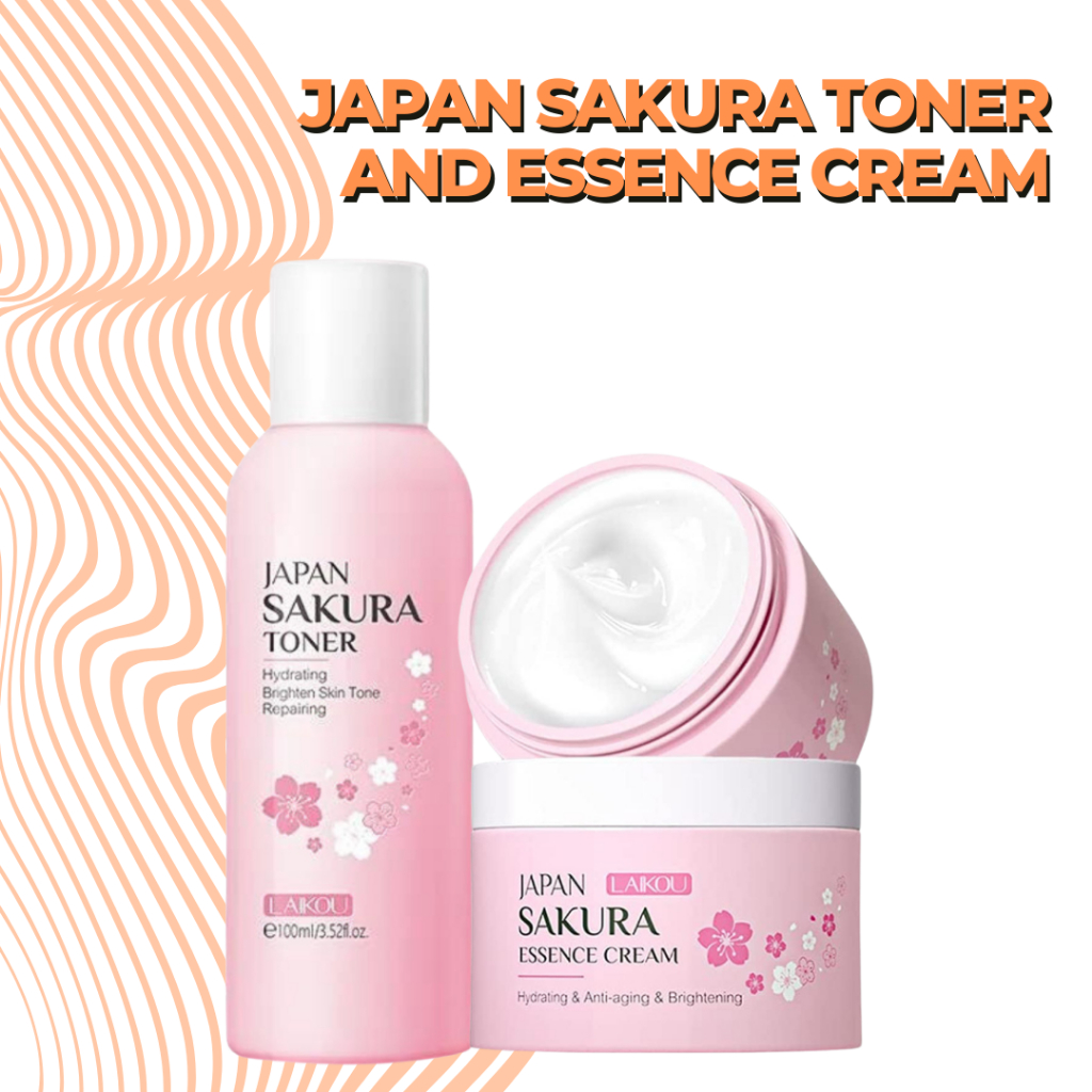 ORIGINAL JAPAN SAKURA (CREAM - TONER) - Japan Sakura Melasma Cream Set ...