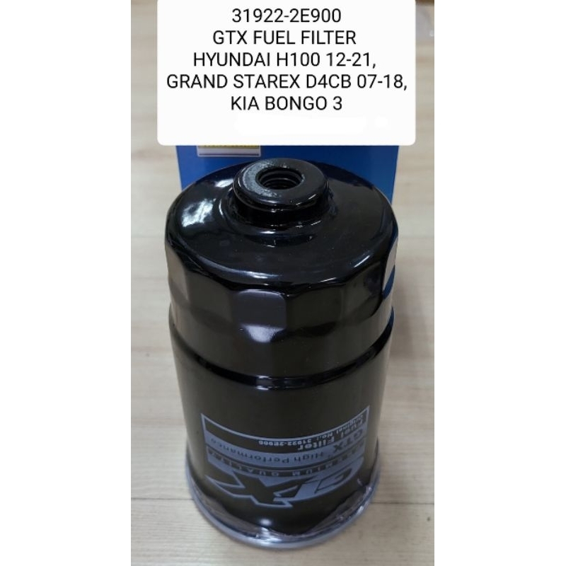 Fuel Filter Hyundai H100 (2012-2021), Starex D4CB (2007-2018), Kia Bongo 3 | Shopee Philippines