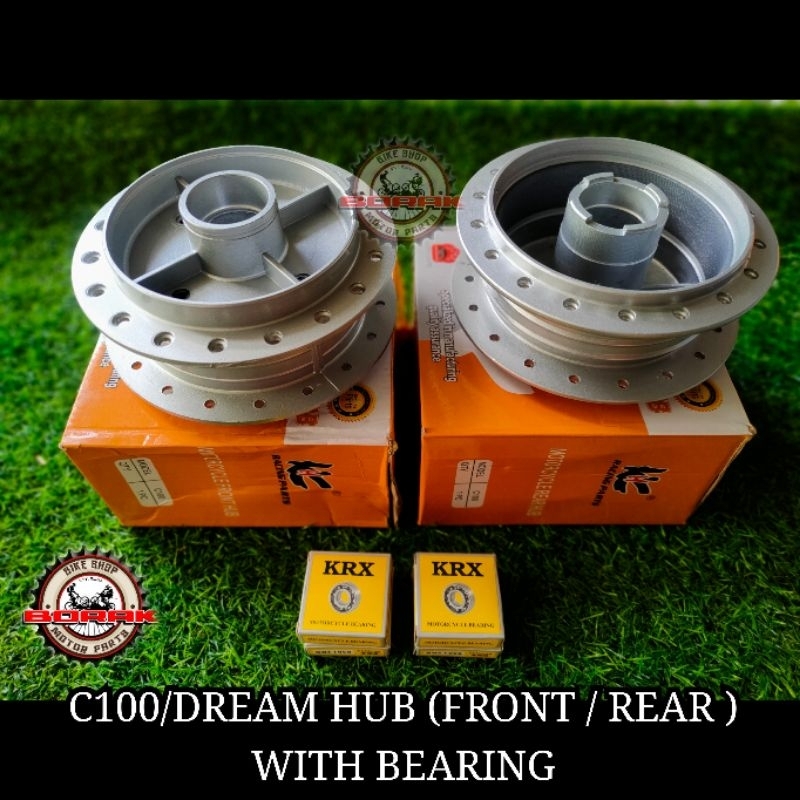 KHC C100/DREAM FRONT/REAR HUB WITH BEARING | Shopee Philippines