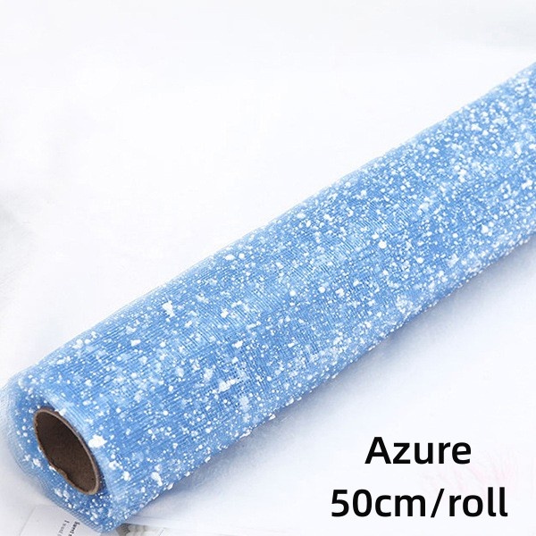 Snow Dot Gauze Bouquet Packaging Material Package Handmade DIY Flower ...