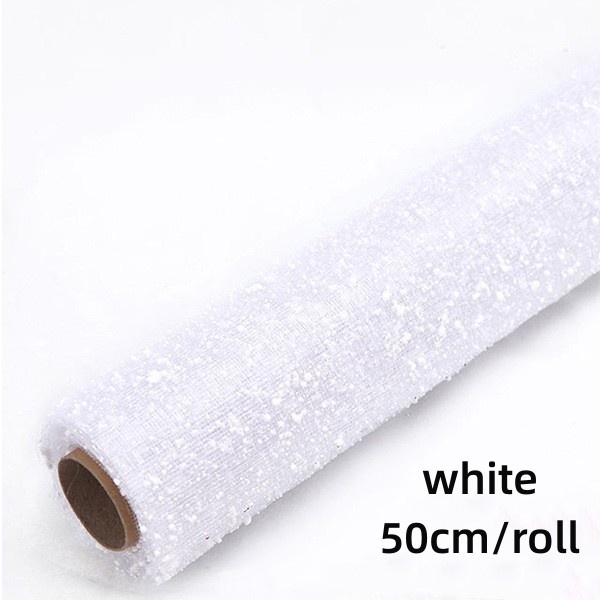 Snow Dot Gauze Bouquet Packaging Material Package Handmade DIY Flower ...