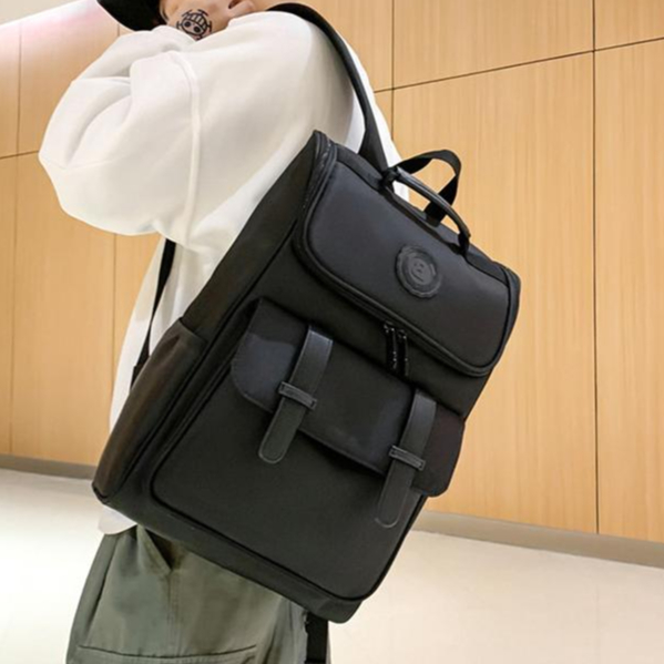 New Fashion Backpack for Men's Student Korean Edition Simple and Trendy ...