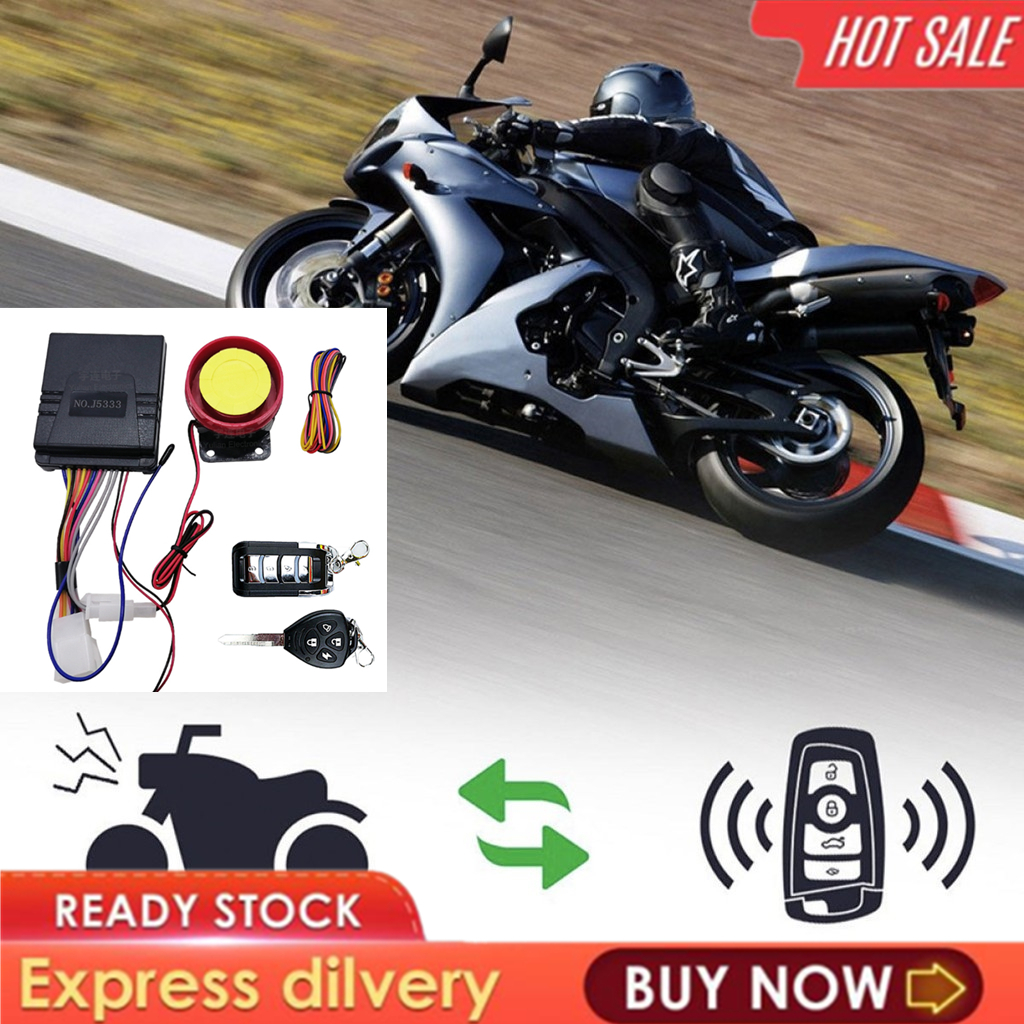 Motorcycle Alarm System Remote Control Alarm Anti-theft Remote Control ...