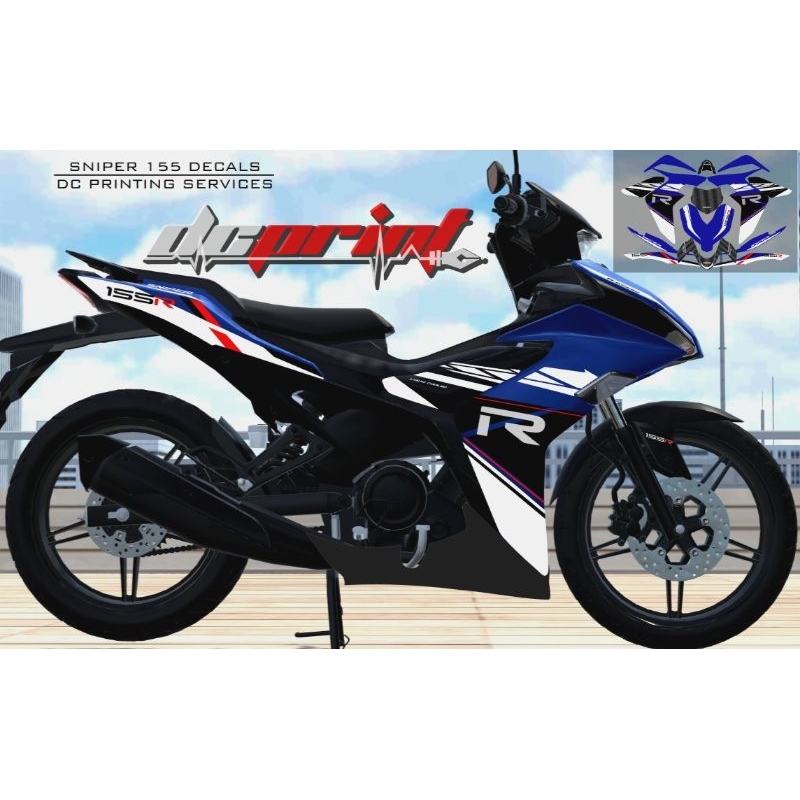 Sniper 155 Fulldecals laminated High quality Glossy Materials Sticker ...