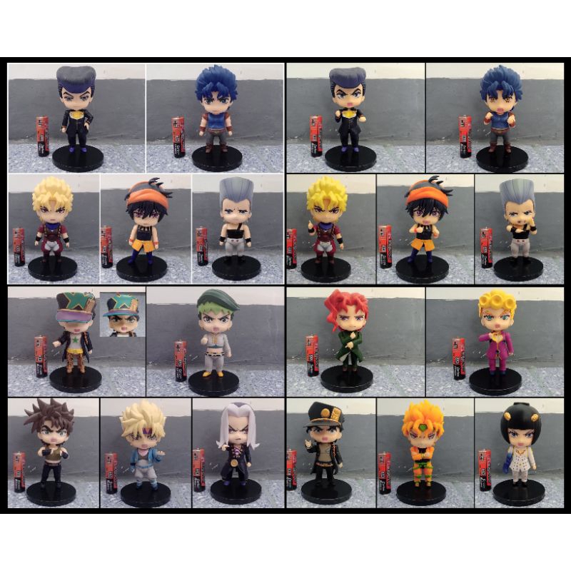 JoJo's Bizarre Adventure Chibi Action Figure Toys (KO/BL) | Shopee ...