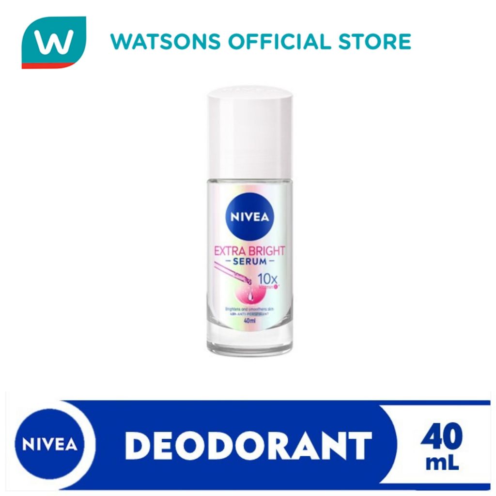 NIVEA Deodorant Extra Bright Serum Roll-On 40ml | Shopee Philippines