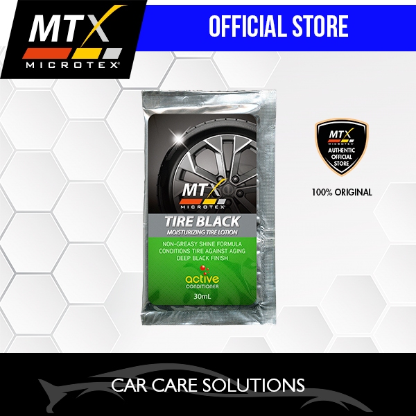 Microtex Tire Black 30ml w/ Conditioner (Protection, Shine, Conditioner ...