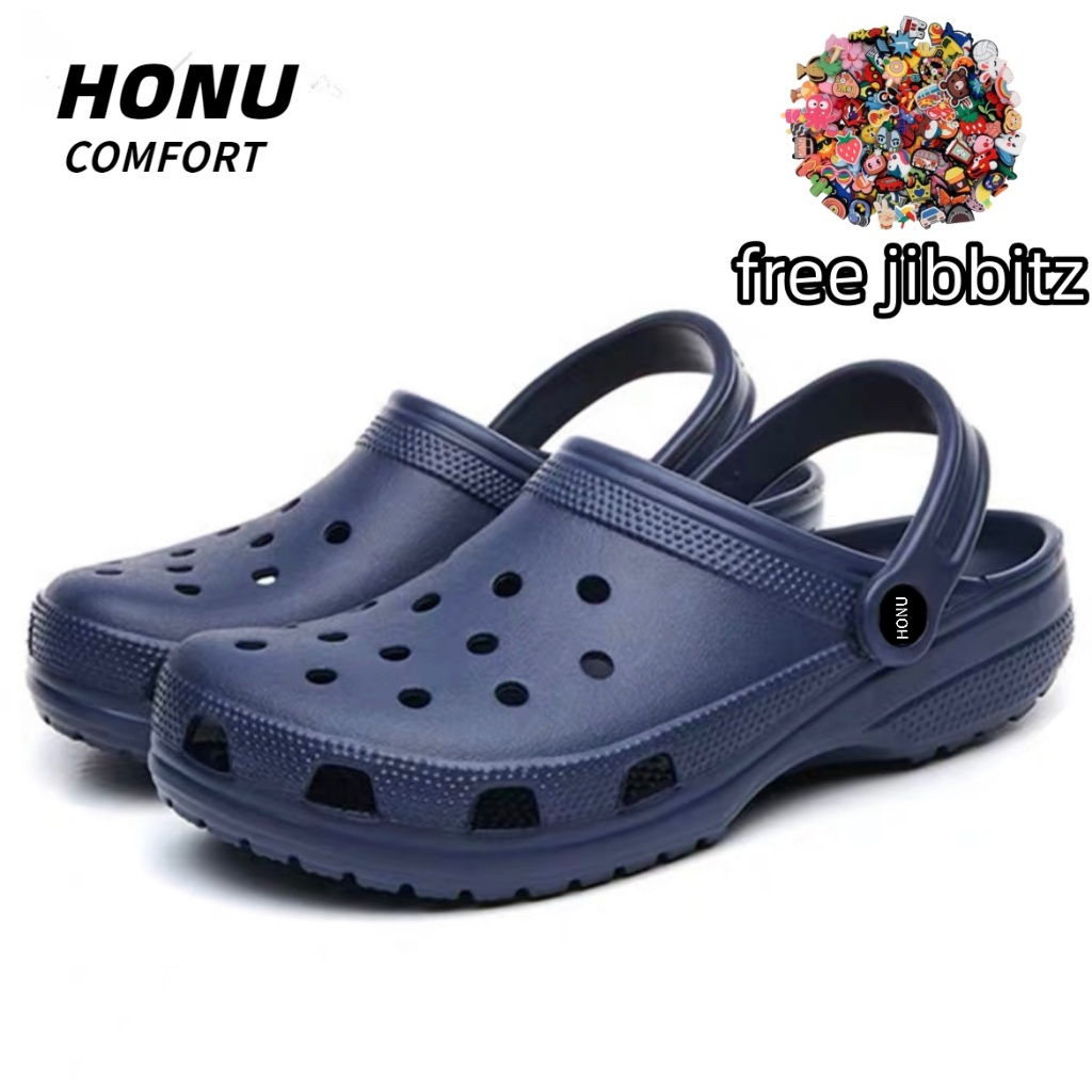 HONU Classic for men and women large size Clogs in Navy blue Giving ...