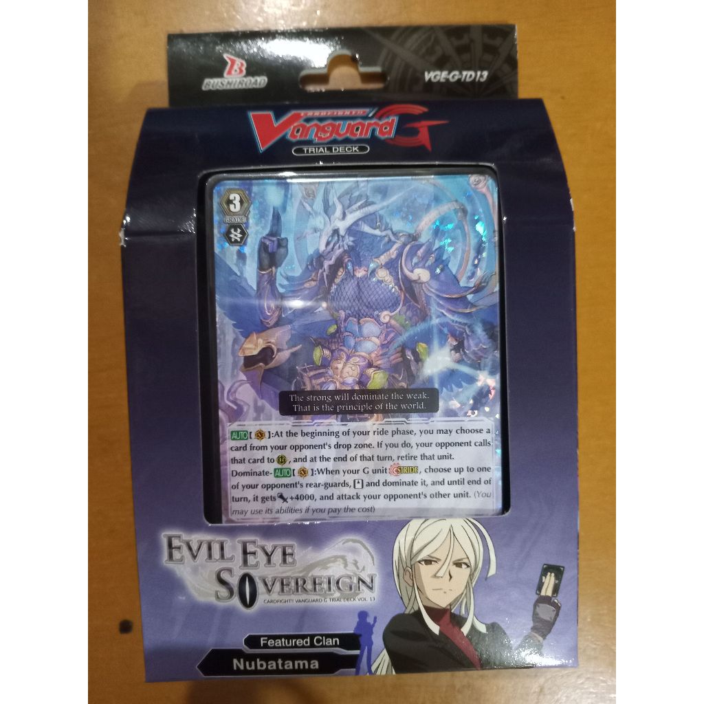 CFV Evil Eye Sovereign Shiranui Oboro Trial Deck Nubatama Cardfight!! Vanguard English (G-TD13 ...