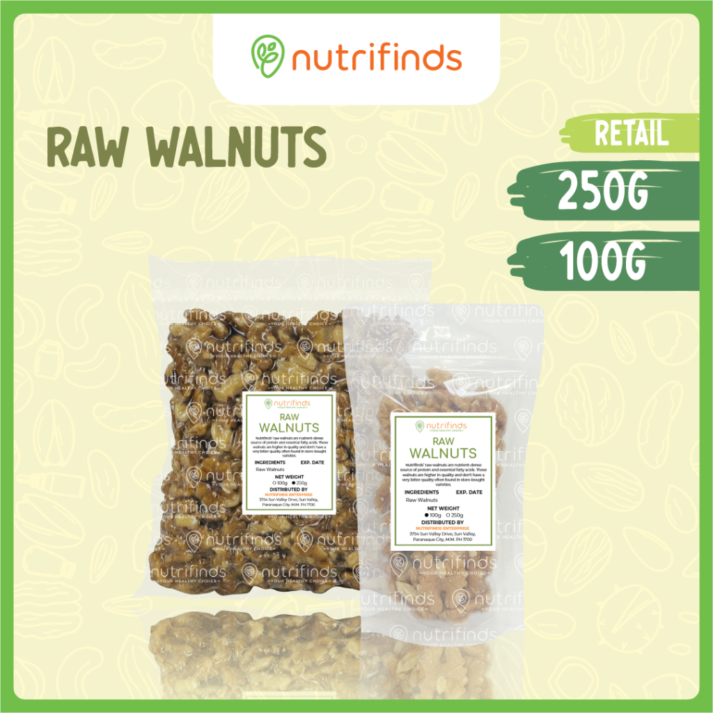 Nutrifinds® Raw Walnuts - RETAIL | Shopee Philippines
