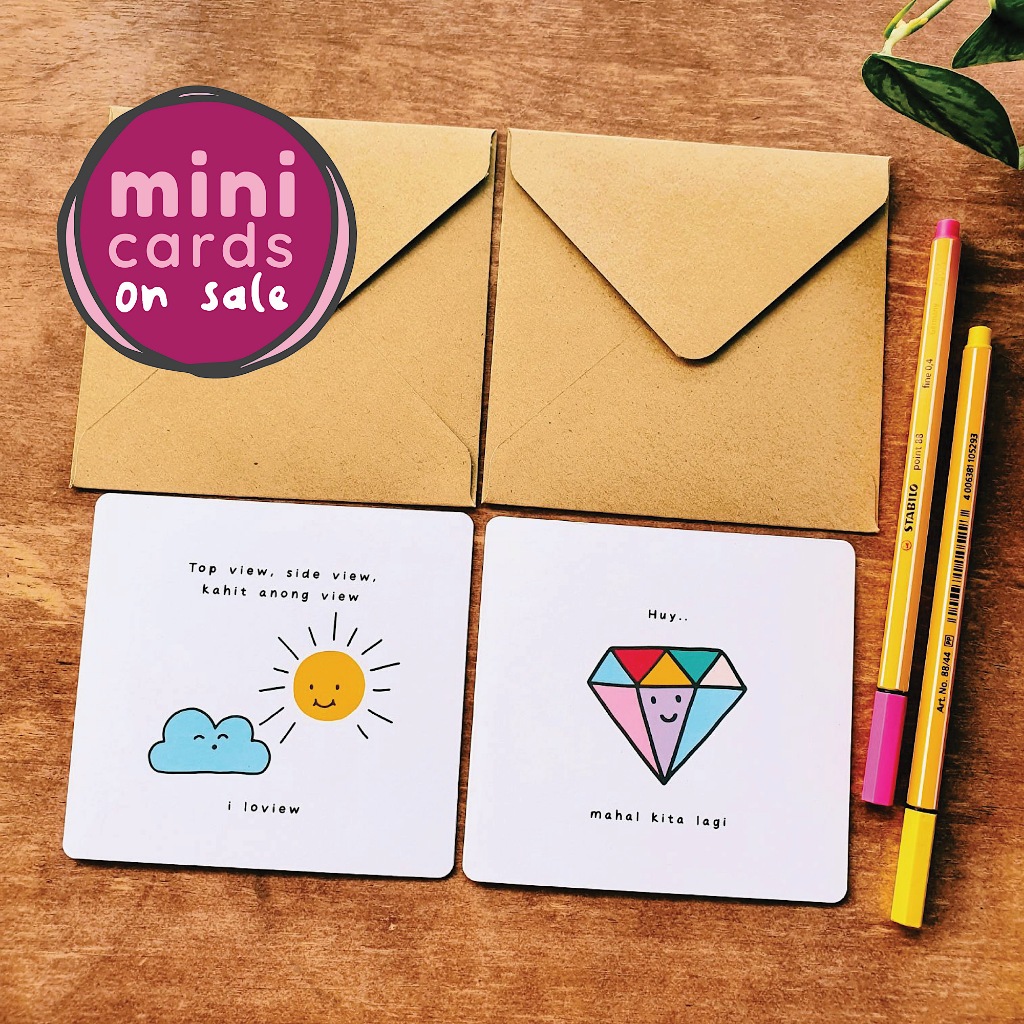 49 TAGALOG Pickup Line Mini Card - Valentines Anniversary Sweet Funny ...