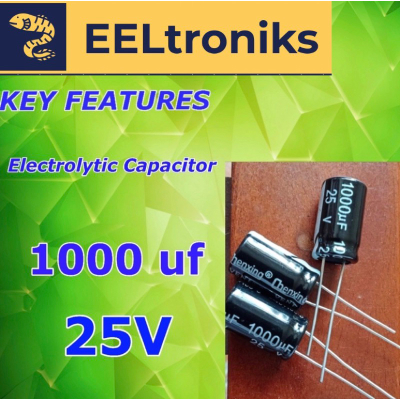 1000 uf 25V 1000UF 25 V Electrolytic Capacitor 3 pcs/set MADE IN JAPAN ...