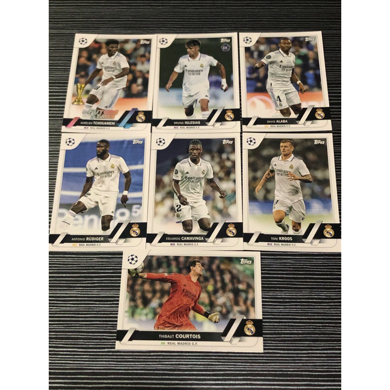 UCL TOPPS JAPAN EDITION 2023 - Real Madrid FC Team Set Cards Toni Kroos ...