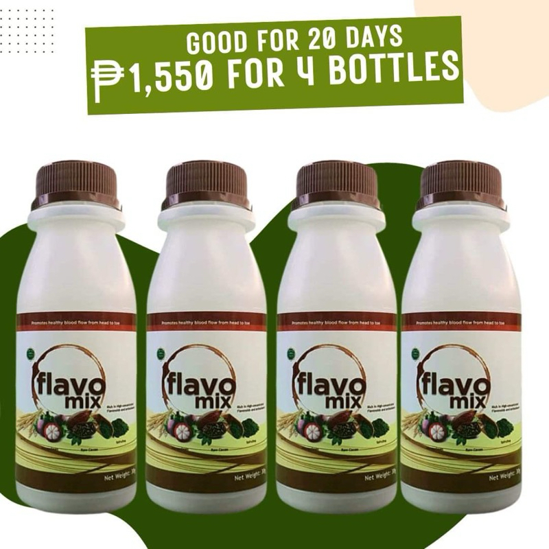 4 Bottles Flavo Mix Flavonoids | Shopee Philippines