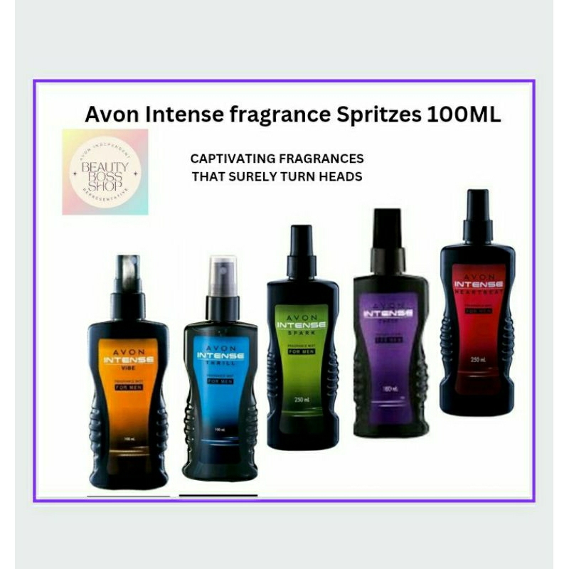 Avon Intense Fragrance Spritzes 100ML | Shopee Philippines