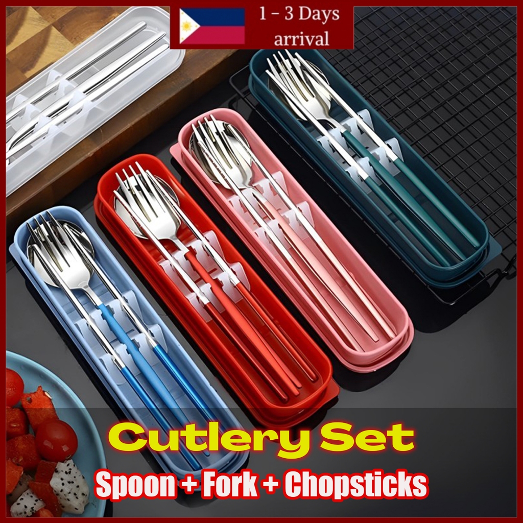 Korean style Portable stainless steel cutlery set simple cutlery set ...