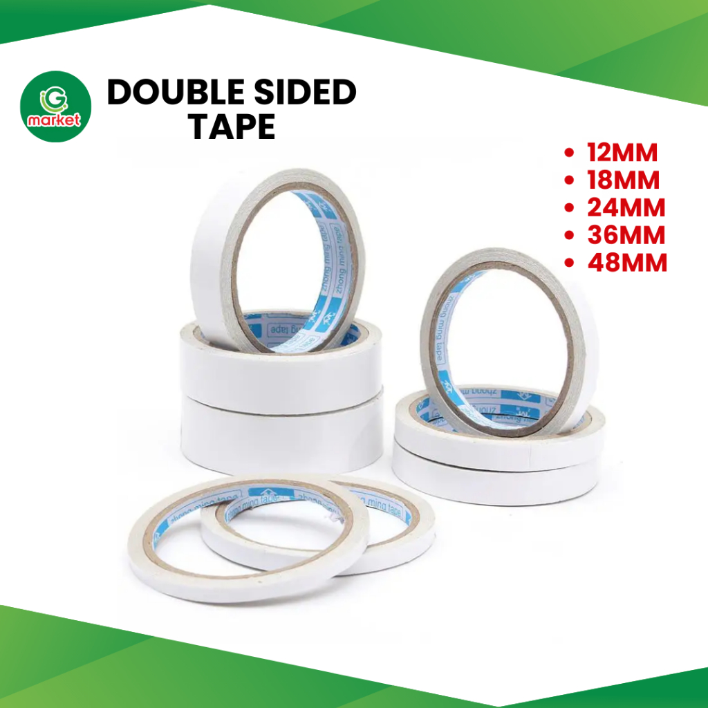 1PC double Sided Tape double adhesive tape strong adhesion sticky tape local factory kids ...