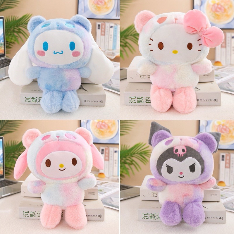 1PCS/23cm Sanrio plush toy Kuromi My Melody Cinnamoroll Hello Kitty pochacco doll Birthday gift ...
