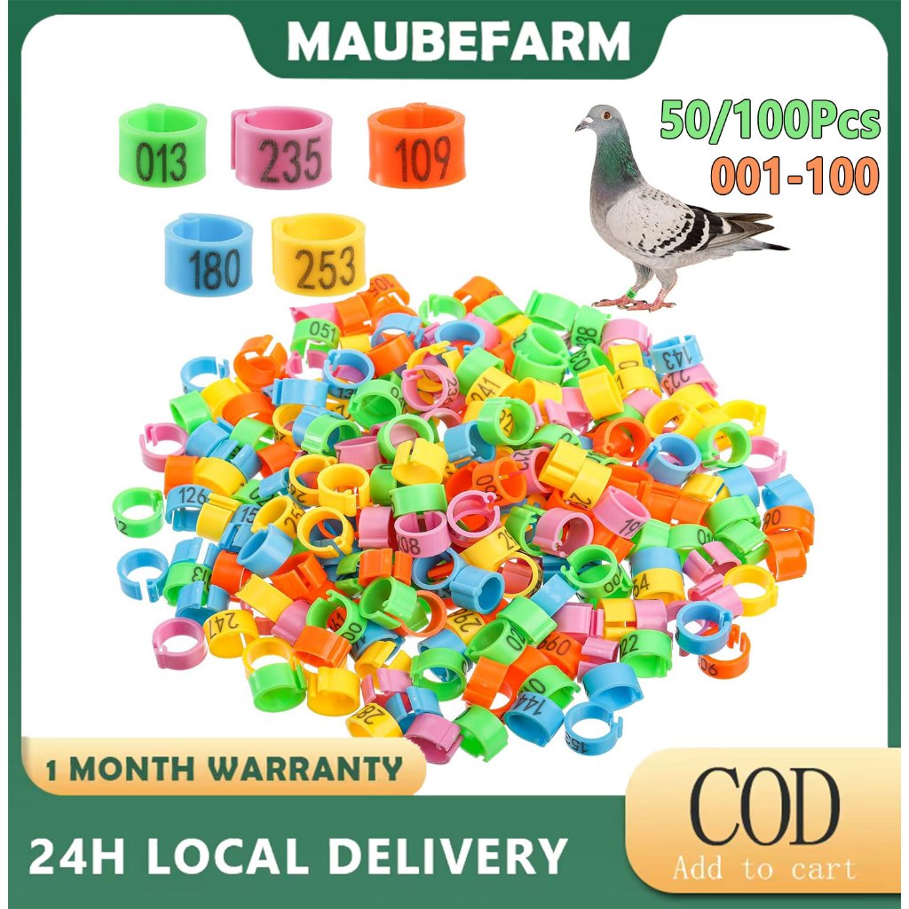 8mm Pigeon foot rings Identification rings Digital markup clip ring No ...