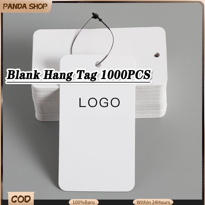 1000pcs Blank Hang Tag Card Kraft Price Tag Paper Label For Labeling ...