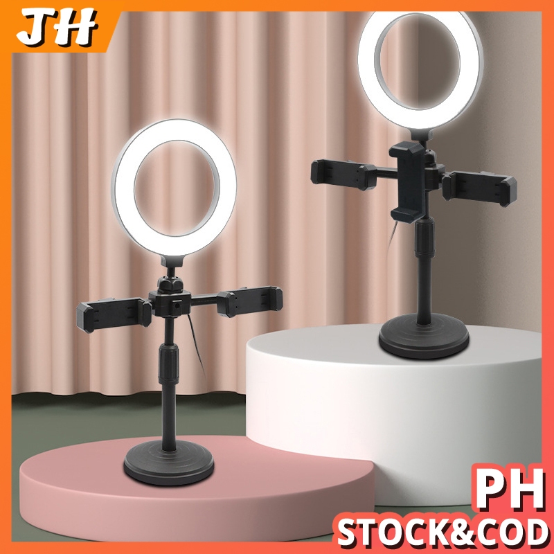 6-inch Ring Light Multi-Position Desktop Fill Light Live Beauty Light ...