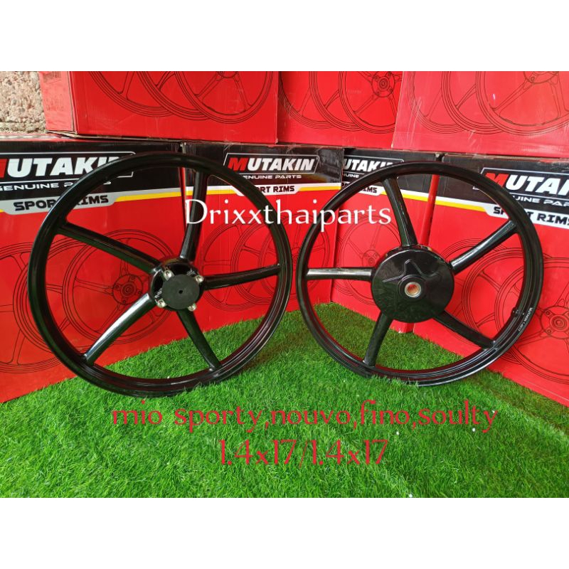 MUTAKIN X ENKEI MAGS '17S' FOR MIO SPORTY/SOULTY/NOUVO/FINO 1.4x17 / 1 ...