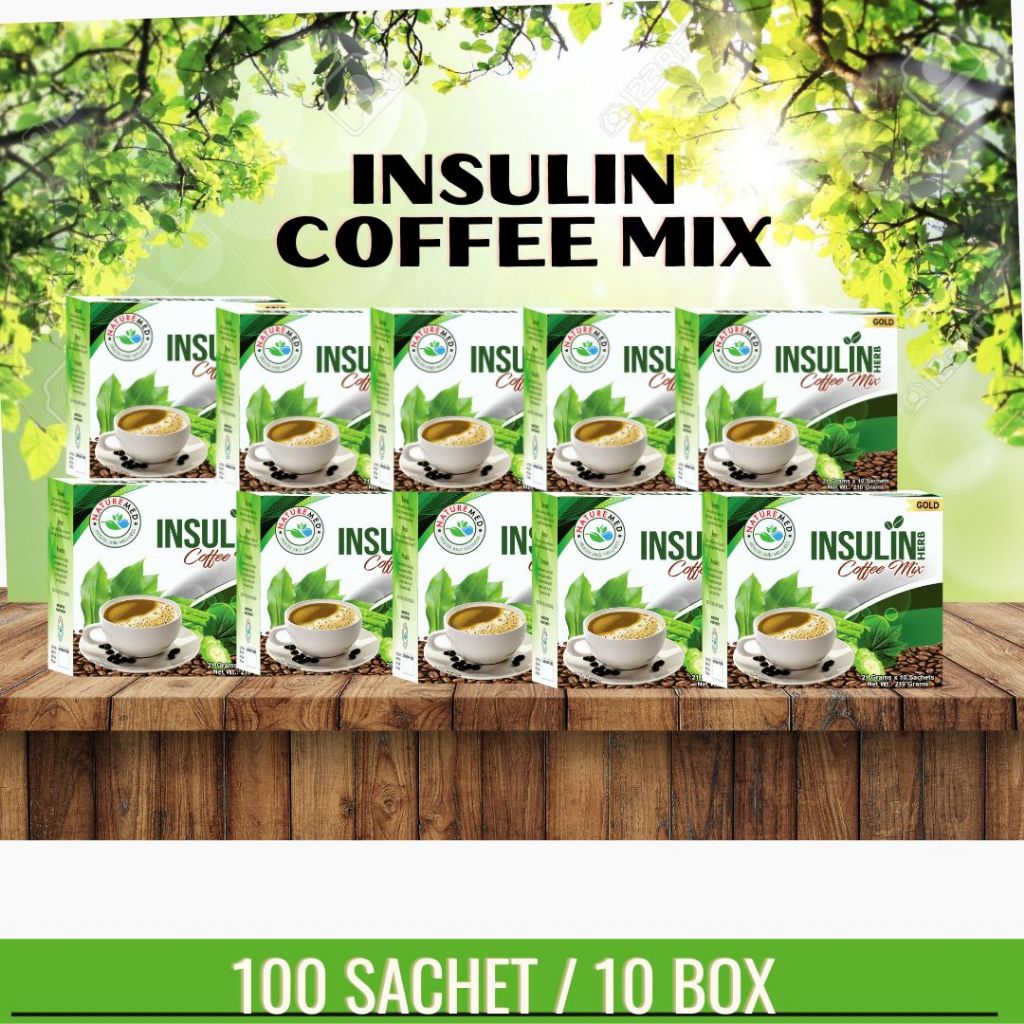 10 Boxes Insulin Coffee Mix(Herbal Coffee Mix) | Shopee Philippines