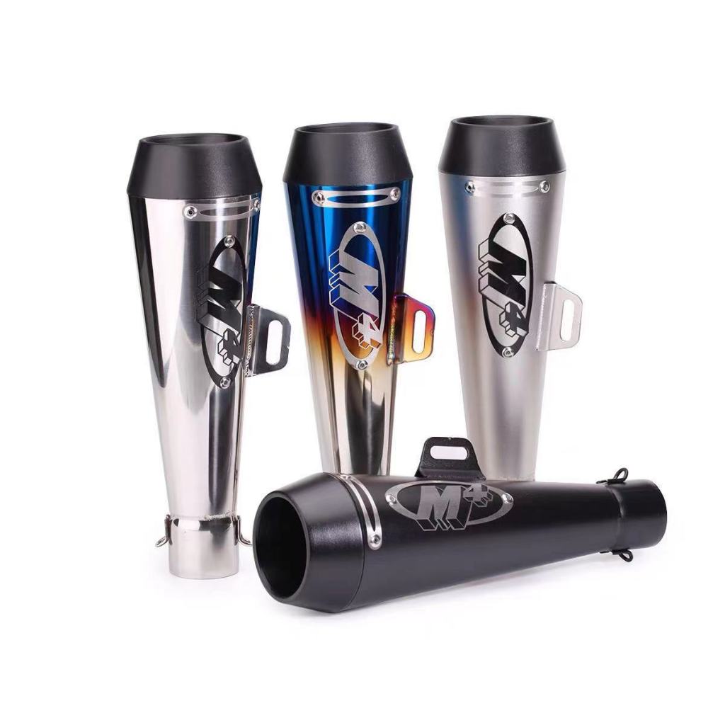 Universal 38-51mm Universal M4 Exhaust Pipe Motorcycle Muffler Pipe ...