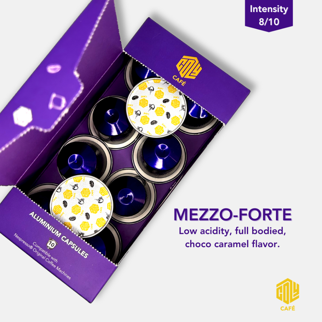 Cozy Cafe Mezzo-Forte 10 Coffee Capsules Pods - Nespresso Compatible ...
