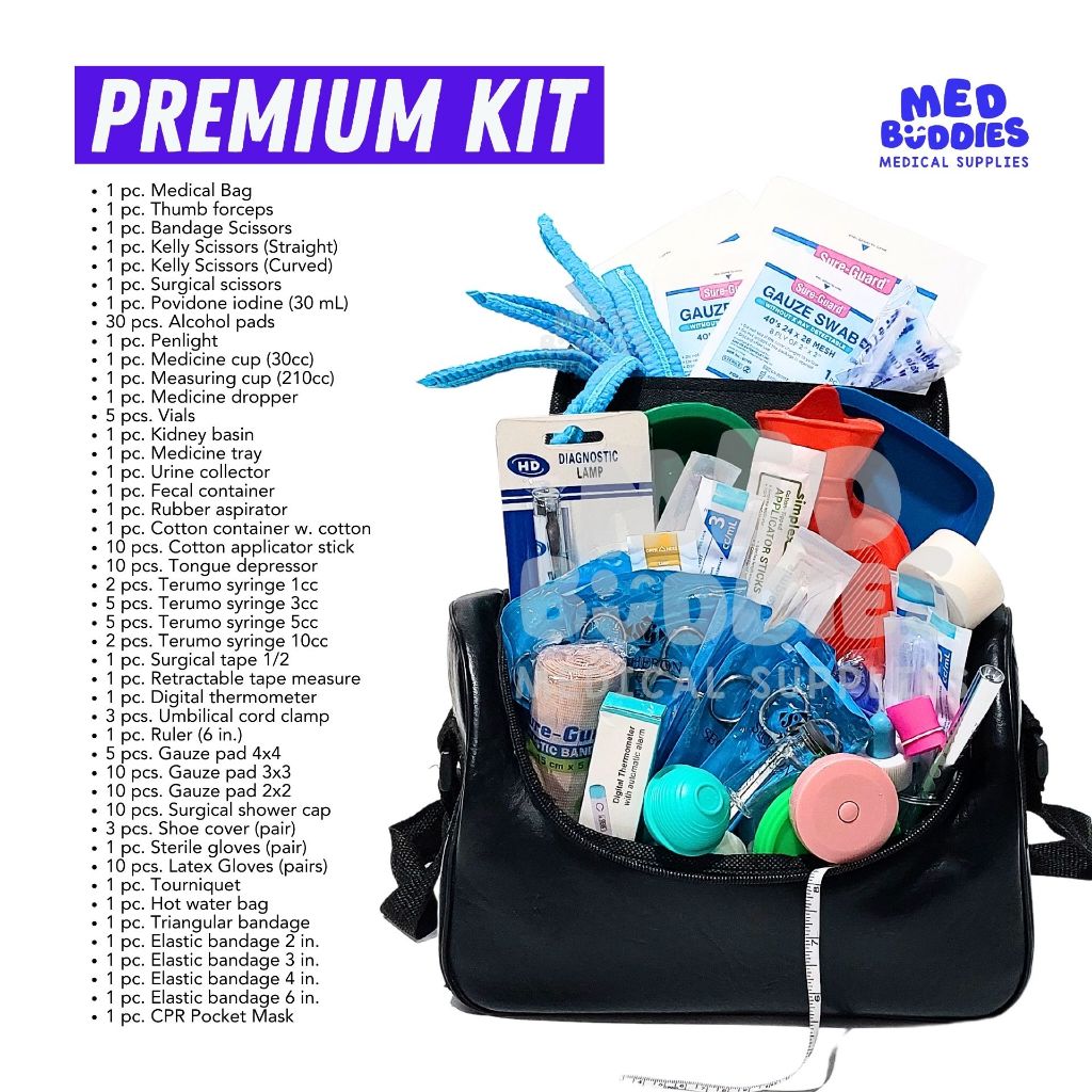 MED BUDDIES Nursing Kit / CHN PHN Bag (Complete Set for Nursing ...