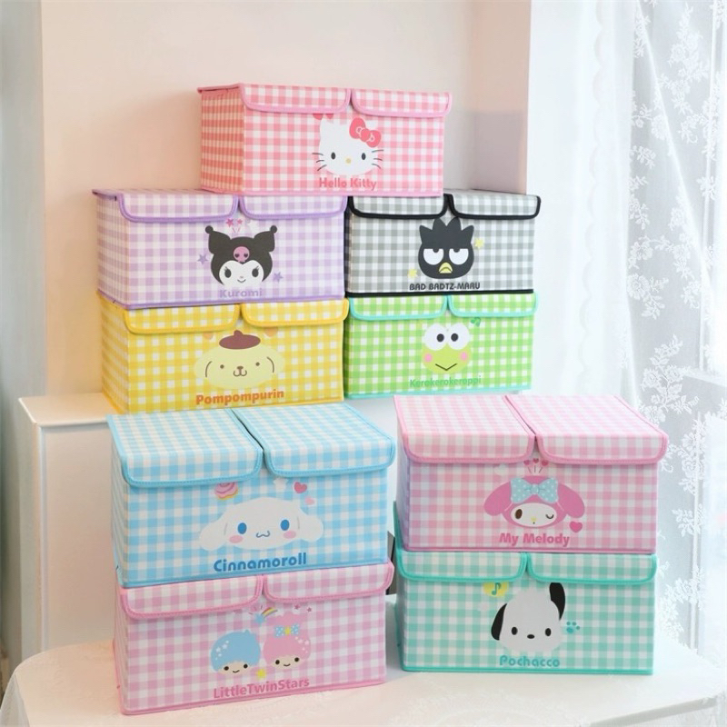 2 Compartments Large Collapsible Storage Box Sanrio Charactersj ...