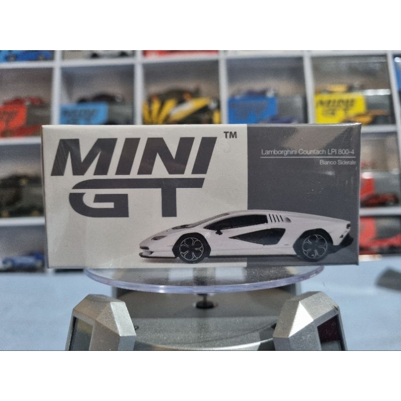 Mini GT #567 1:64 Lamborghini Countach LPI 800-4 Bianco Siderale ...