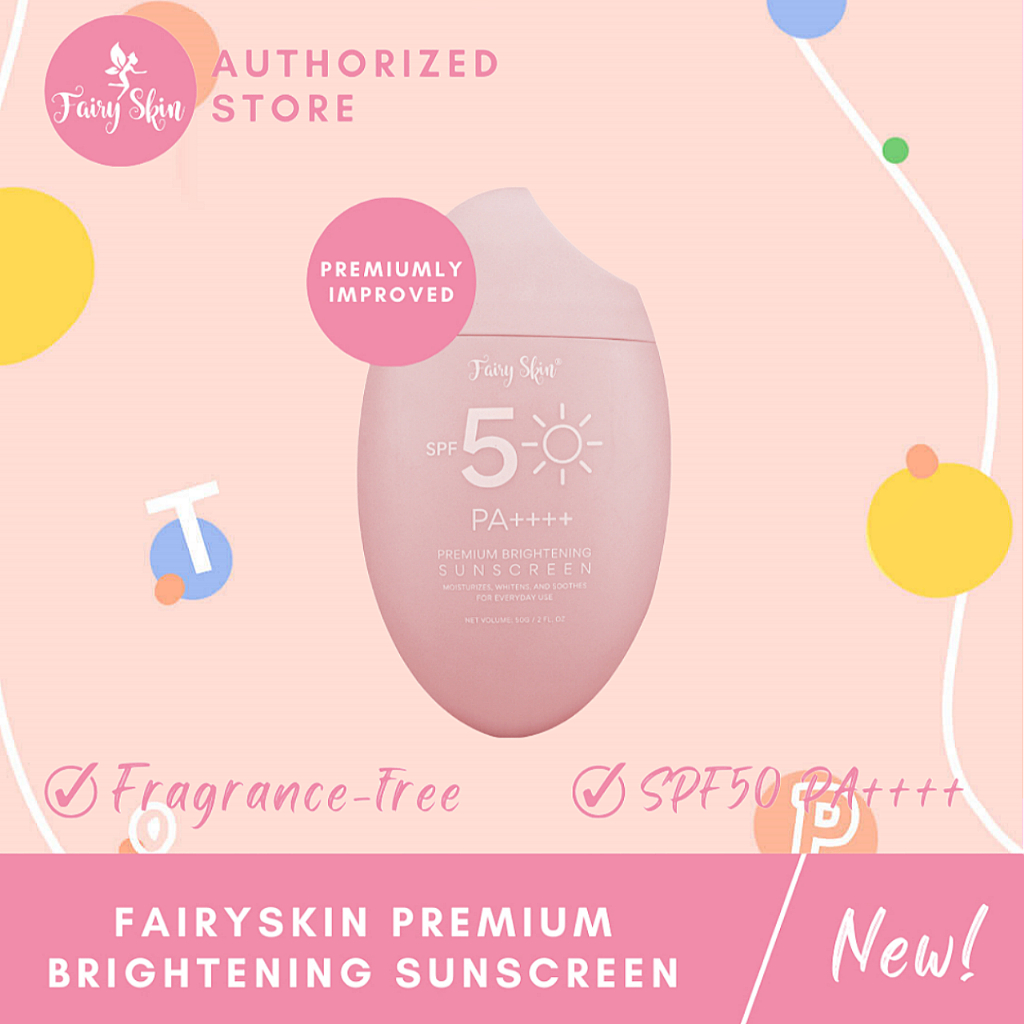Fairy Skin Premium Brightening Sunscreen SPF 50 Whitening FairySkin ...