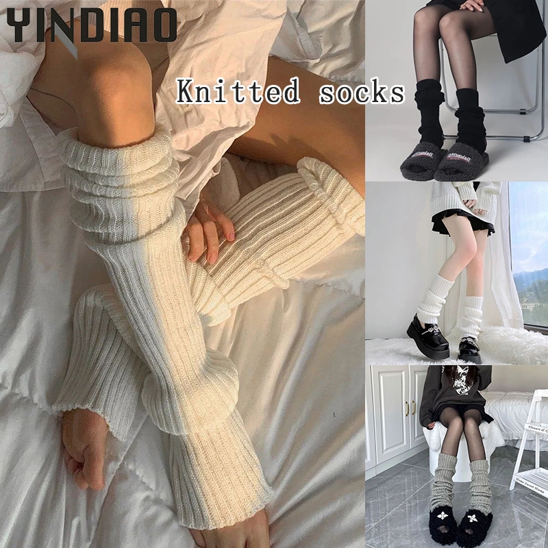 Yindiao Knit Boot Socks Pile Up Socks Foot Warming Cover Leg Lolita ...