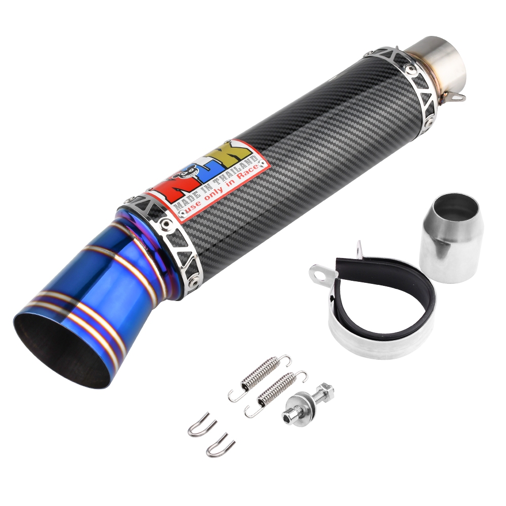 Spot 38-51mm Akrapovic Slant Exhaust Pipe Premium Stainless Steel ...