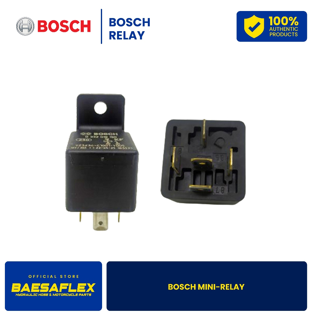 BOSCH RELAY ORIGINAL 12V 30A | Shopee Philippines