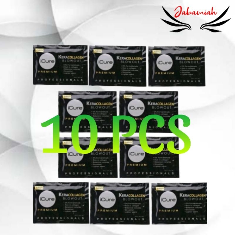 (10pcs) Icure Keracollagen Blowout 35ml Sachet | Shopee Philippines
