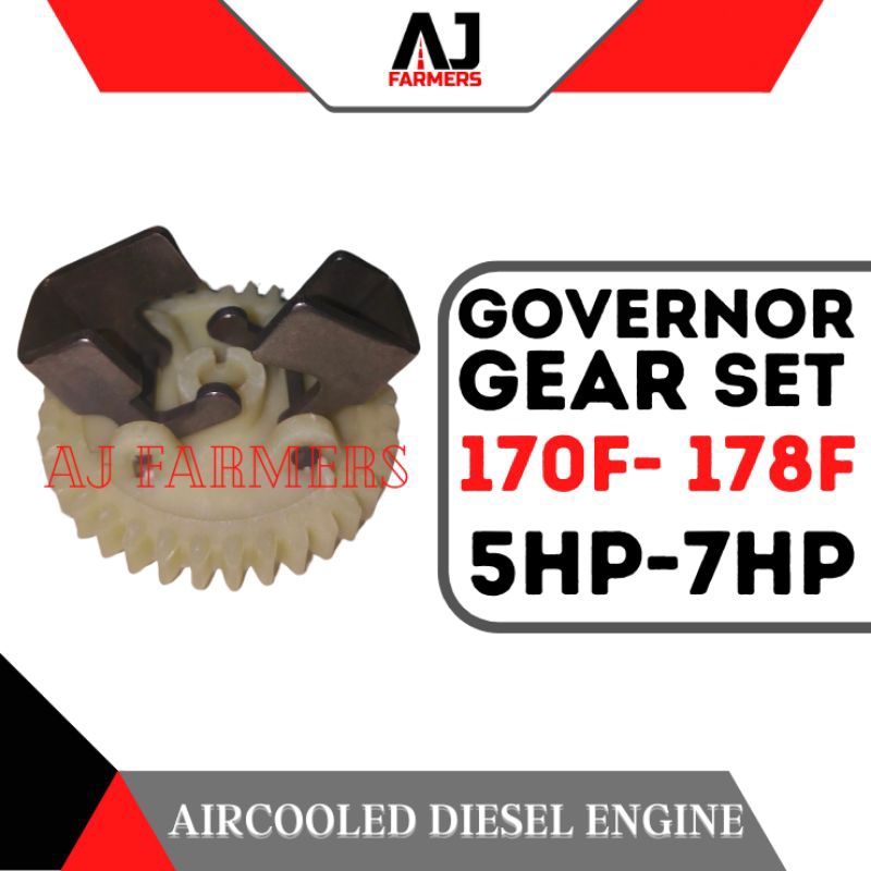 Governor Gear Set Aircooled Diesel Engine 170F 178F 5HP 7HP | Shopee ...