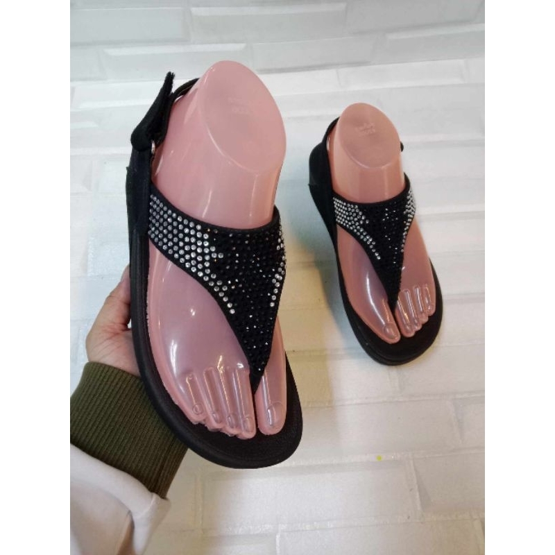 Beads backtrap fitflops sandals for women with box and hanger exact ...