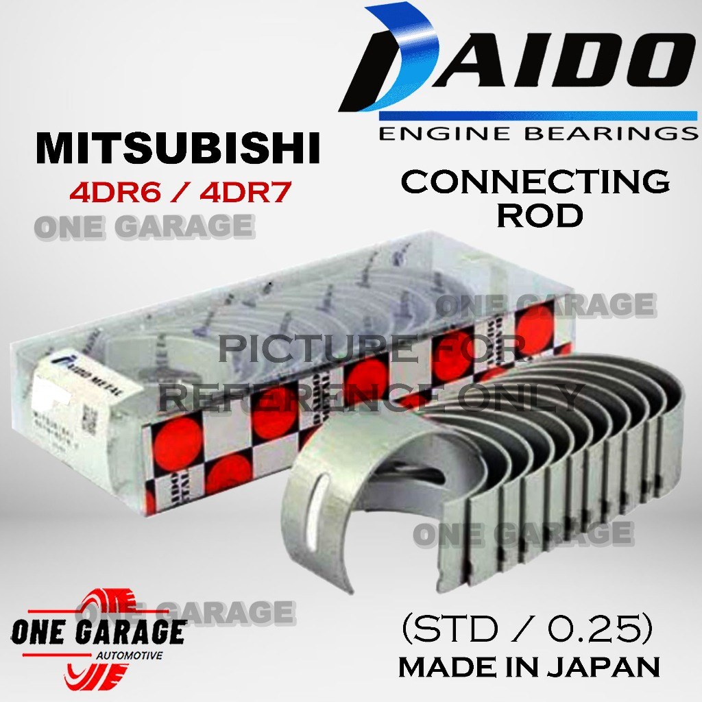 DAIDO Connecting Rod Bearing For MITSUBISHI 4DR6 / 4DR7 (SET) | Shopee Philippines