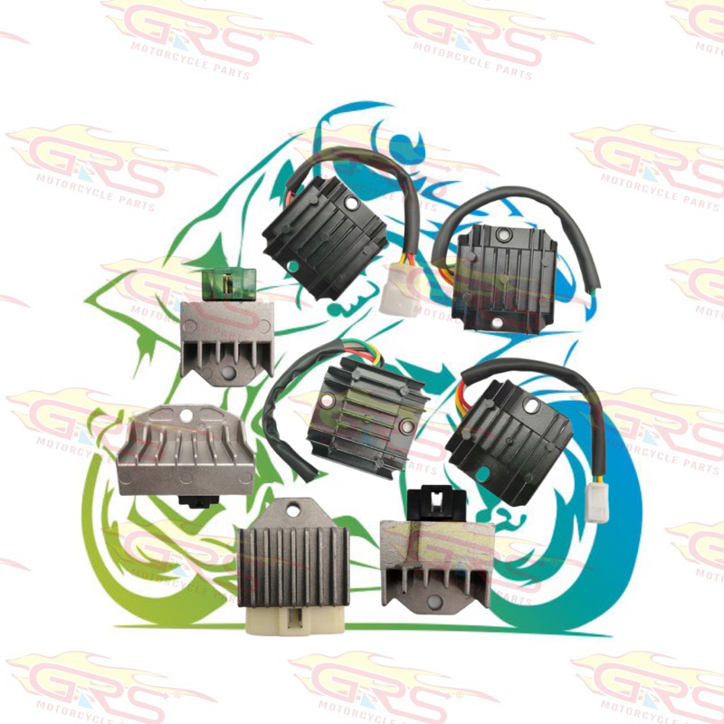 Voy MOTORCYCLE RECTIFIER/REGULATOR XRM,TMX, WAVE125, GY6-125/4pin/5pin ...