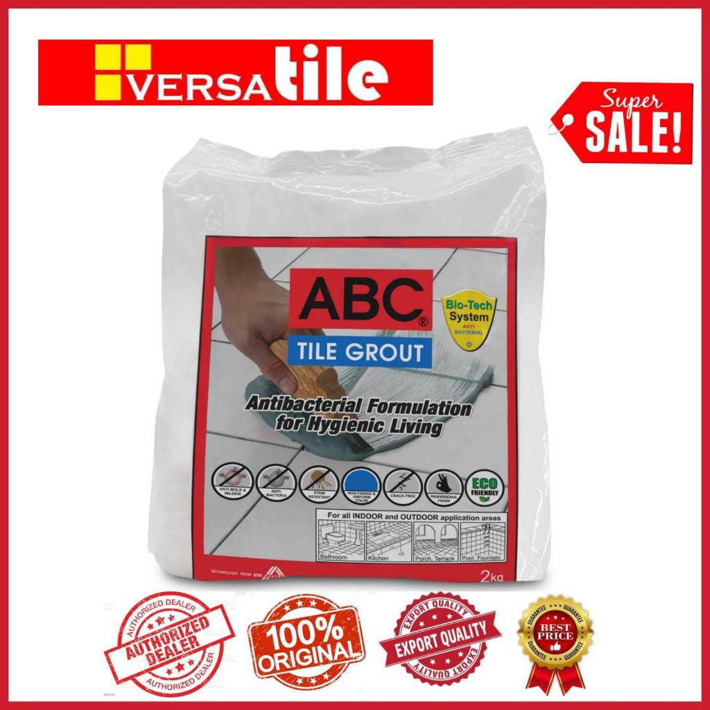 ABC Tile Grout Bio-tech Anti-Bacterial Joint Filler 2kg | Shopee ...