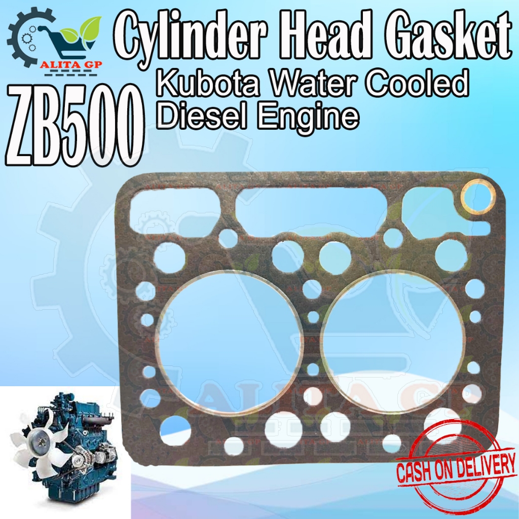 Cylinder Head Gasket Kubota ZB500 Water Cooled Diesel Engine | Shopee ...
