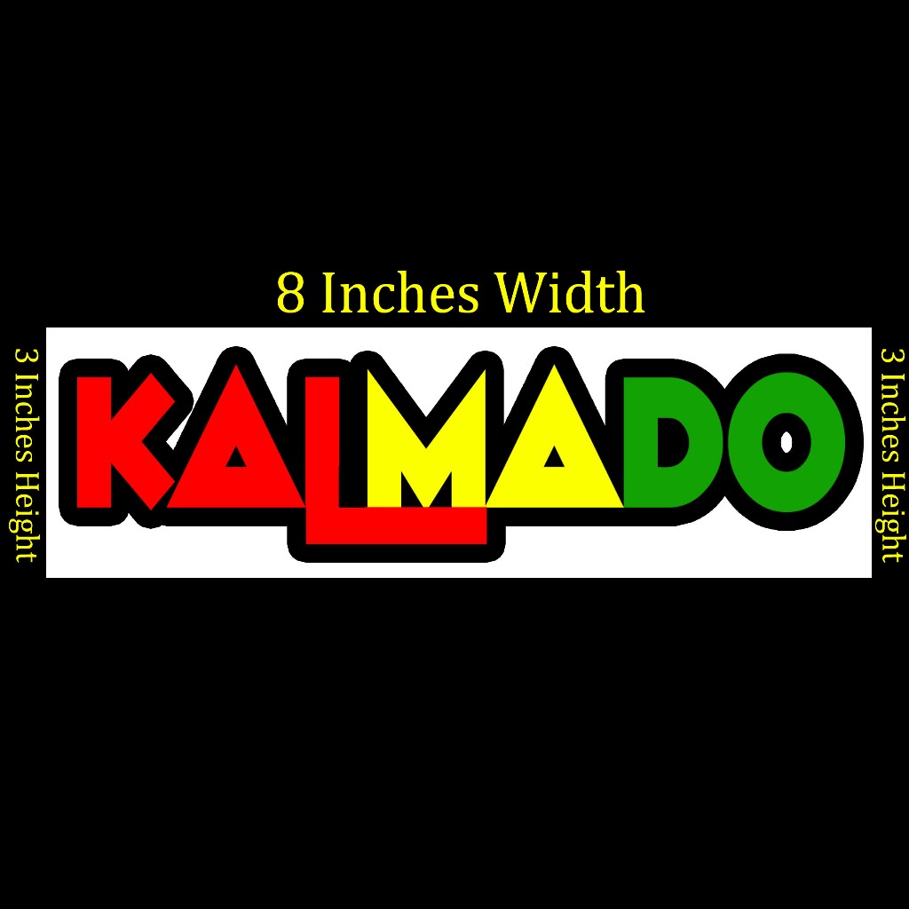 KALMADO DESIGN Die-cut Vynil Sticker/decal/Car/Motor/loptop/mugs/Tumblers etc. | Shopee Philippines