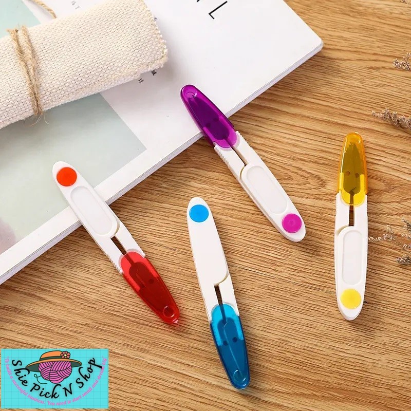 U-Shaped Scissors Transparent Tape Cover Scissors Embroidery Threaded ...