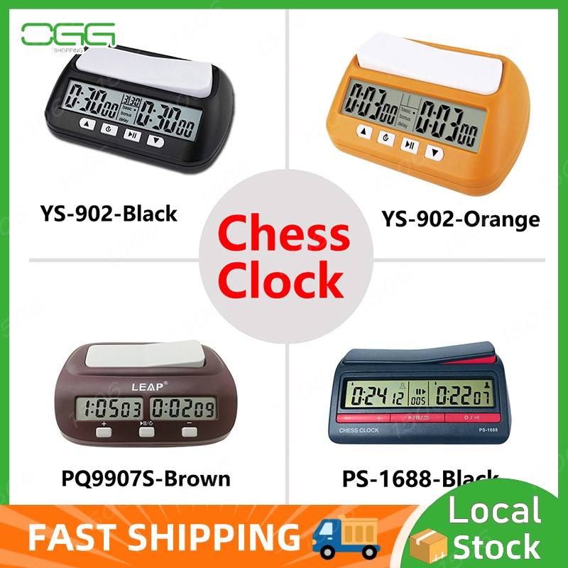 OGG 3-in-1 Multipurpose Portable Professional Chess Clock Digital Chess Timer Game Timer 4 Types ...
