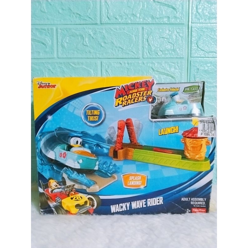 Fisher- Price Disney Mickey Mouse Clubhouse Wacky Wave Rider Track Set ...