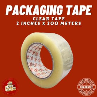 Packaging Tape 200 meters (L) Clear | Tan 2 inches (W) GoldTape ...