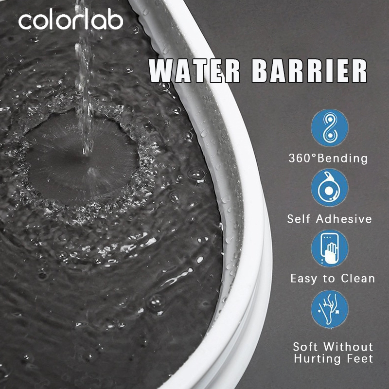 Colorlab Shower Water Retaining Strip Bathroom Water Barrier Water ...