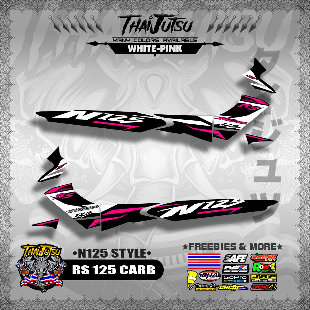 RS 125 CARB DECALS ( N125 STYLE )【ThaijutsuStickers】 | Shopee Philippines